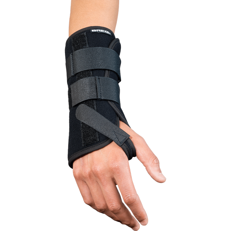 Classic Wrist Brace with Thumb Spica – Breg, Inc.