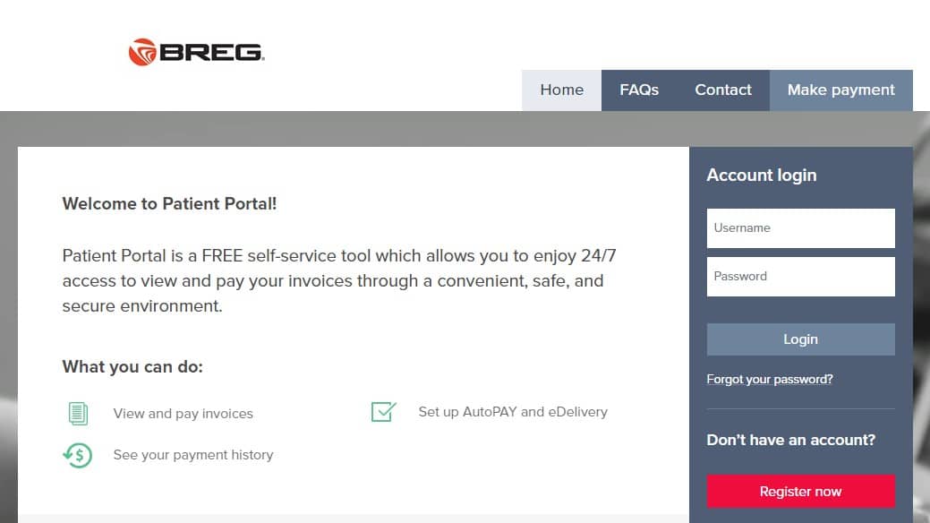 Breg Patient Bill Pay – Breg, Inc.